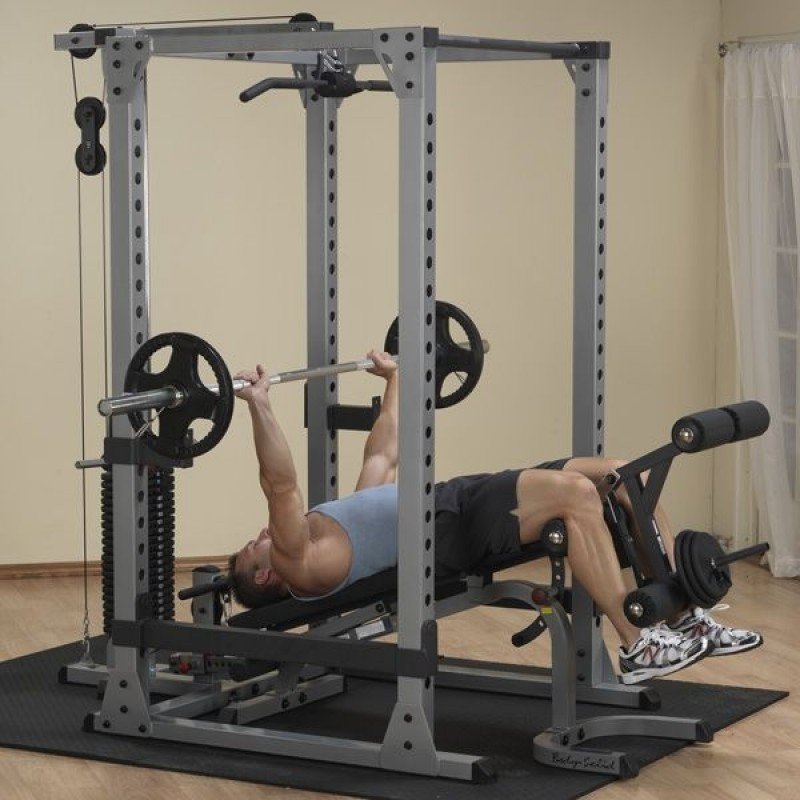 Aparat Power Rack Body Solid GPR378 + GLA378 + GFID71 + SP200 (greutati ...