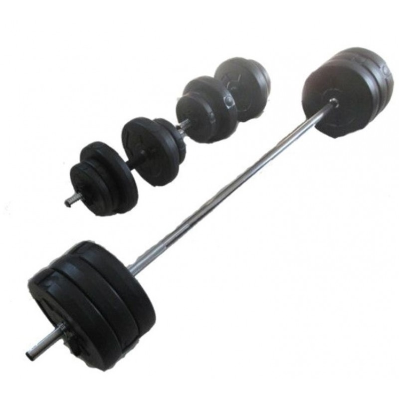 Set greutati fitness EcoFit 50 kg • Sportist