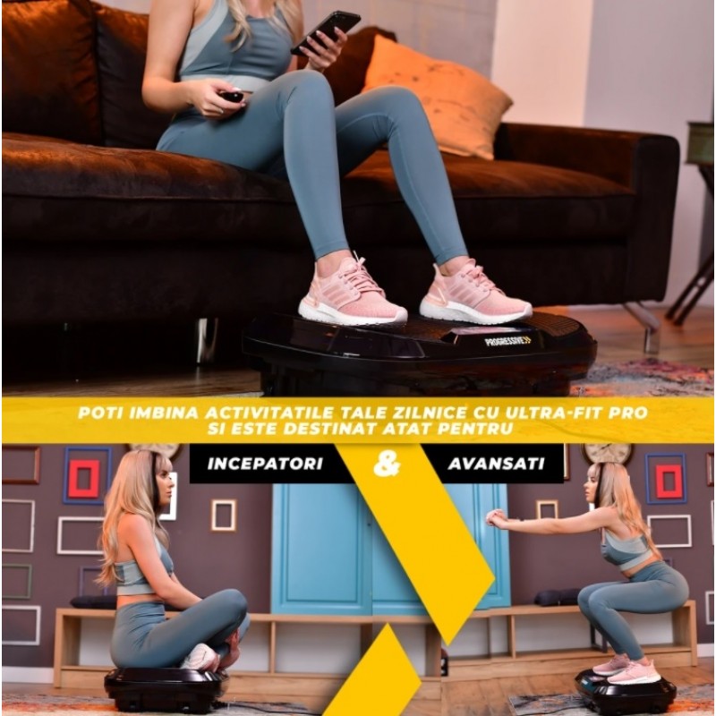 Aparat de vibromasaj PROGRESSIVE UltraFit PRO • Sportist