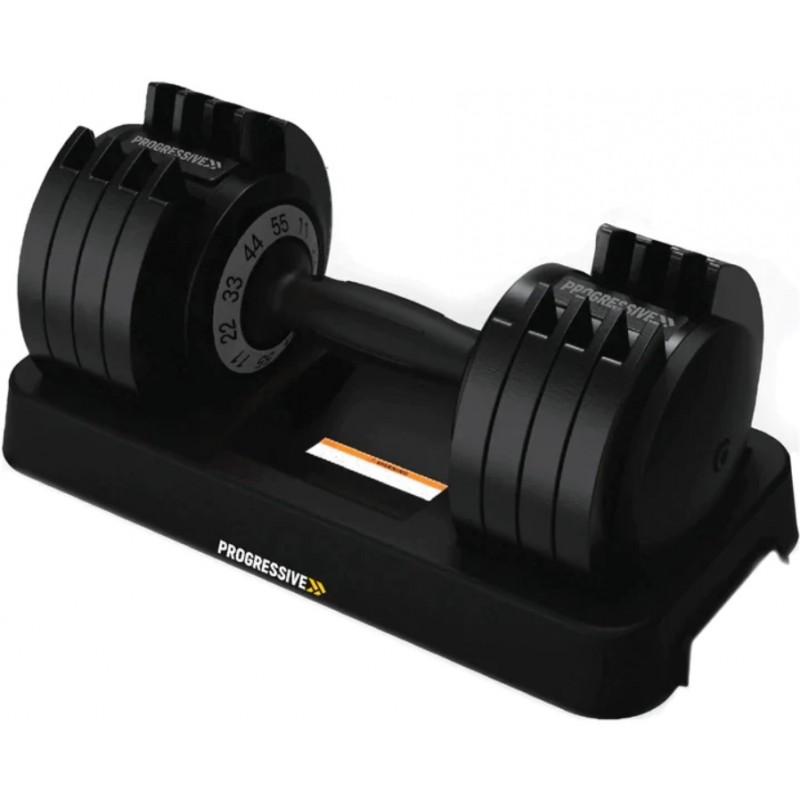 Gantera reglabila PROGRESSIVE 1 X 25 KG • Sportist