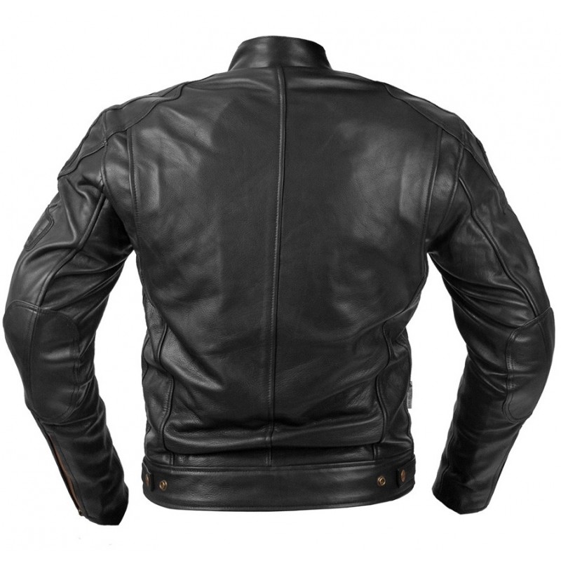 Geaca moto piele barbati W-Tec Urban Noir • Sportist