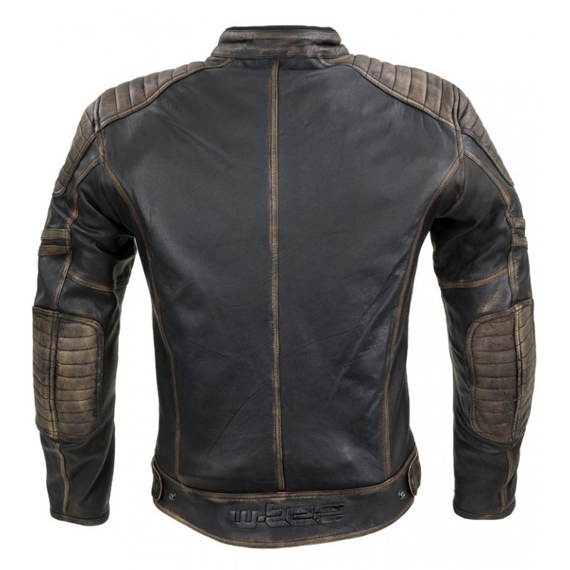 Geaca moto piele barbati W-TEC Mungelli • Sportist