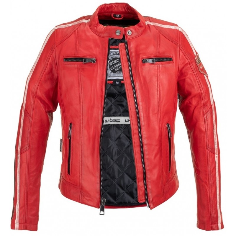 Geaca moto piele femei W-Tec Umana • Sportist