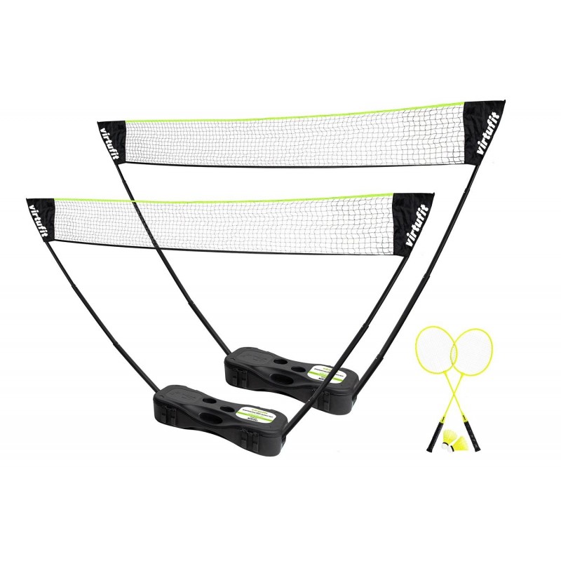 Set fileu badminton si tenis portabil 2 in 1 Virtufit • Sportist