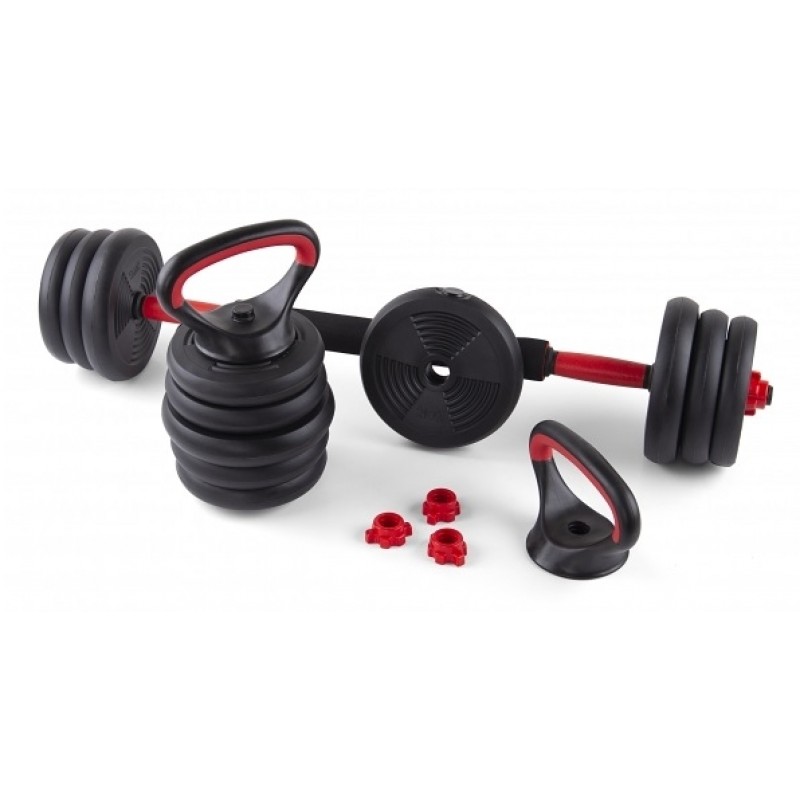 Set greutati fitness 6in1 FitTronic 40 kg • Sportist
