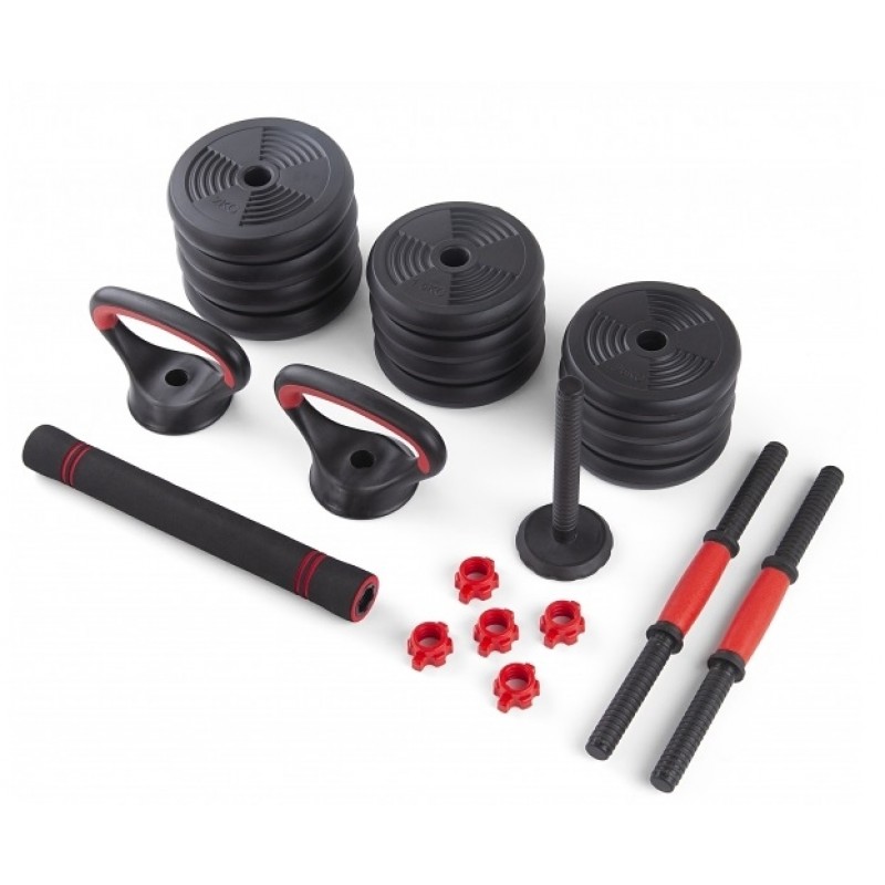 Set greutati fitness 6in1 FitTronic 40 kg • Sportist