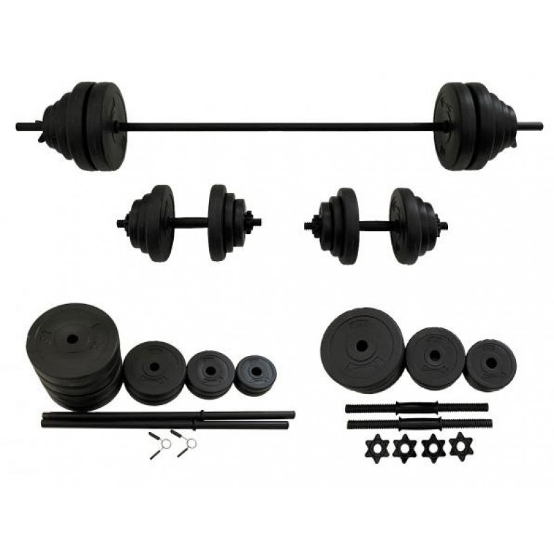 Set greutati fitness FitTronic 50 Kg • Sportist