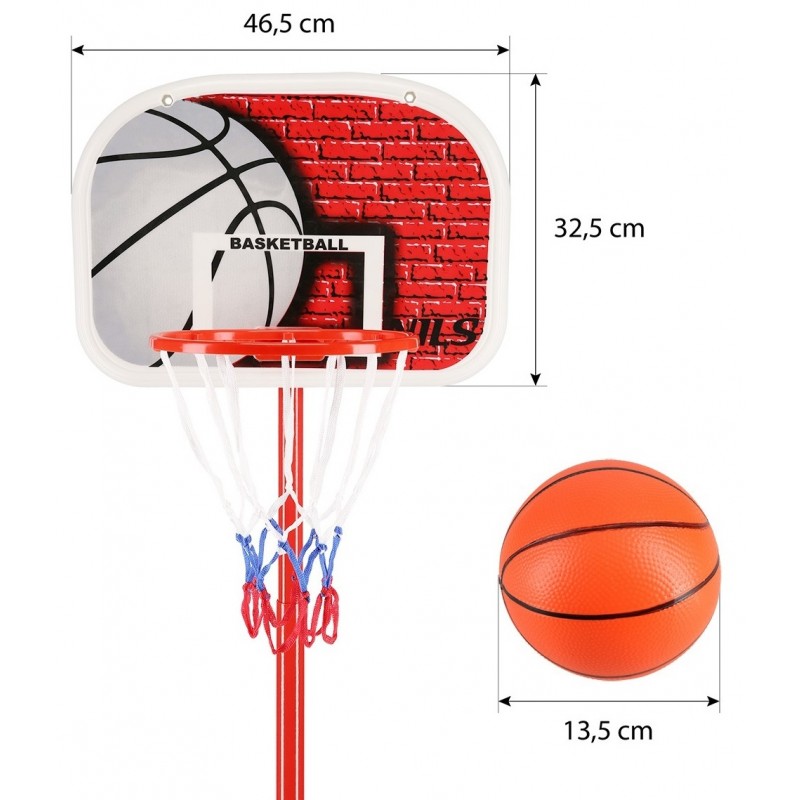 Panou baschet cu stalp Nils ZDK881G • Sportist