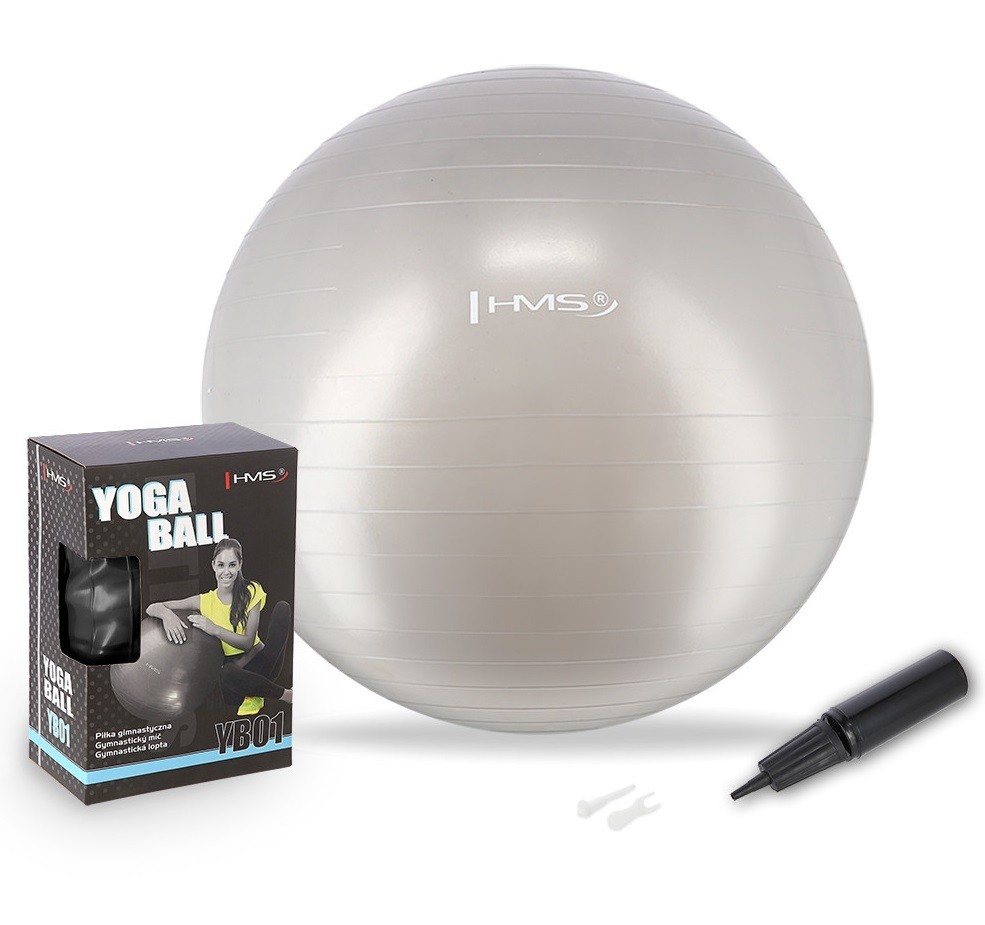 Minge aerobic cu pompa HMS YB01 65cm • Sportist